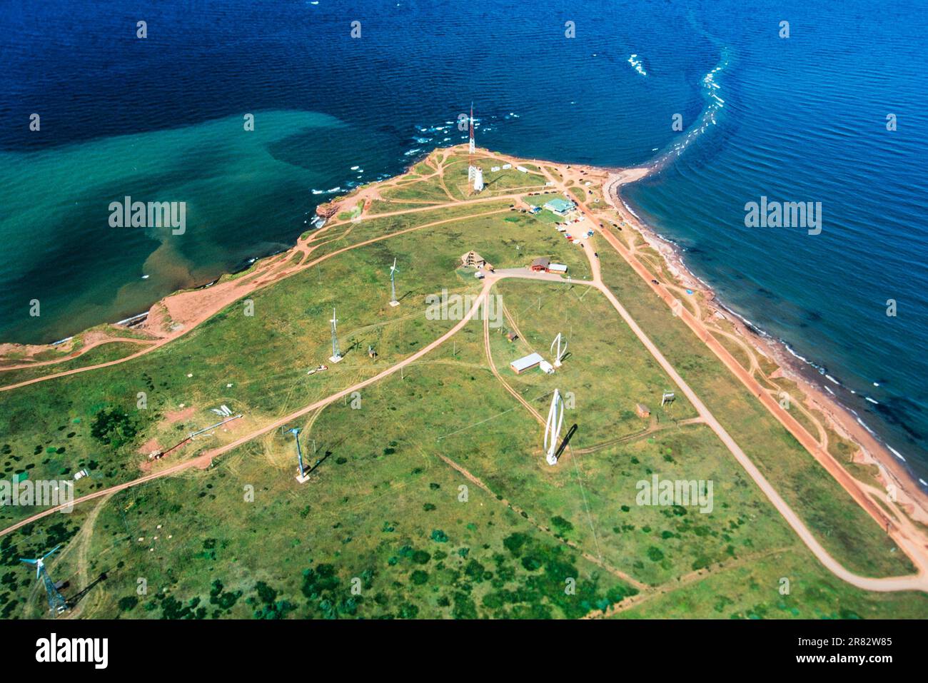 Aerial of North Cape, PEI, Canada Stock Photo - Alamy
