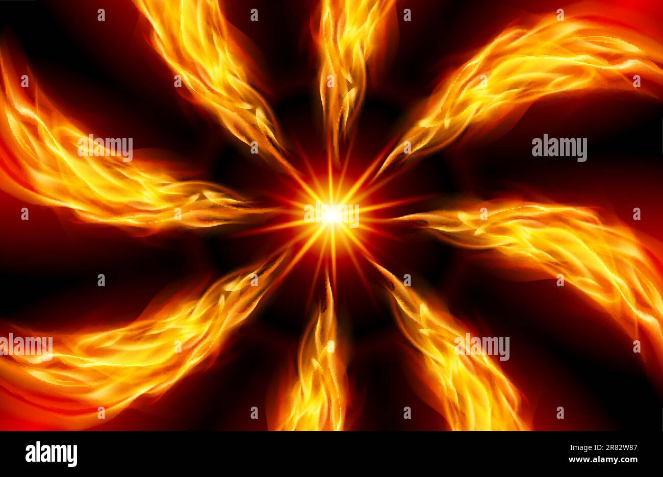 Flash light glare on black Stock Vector Images - Alamy