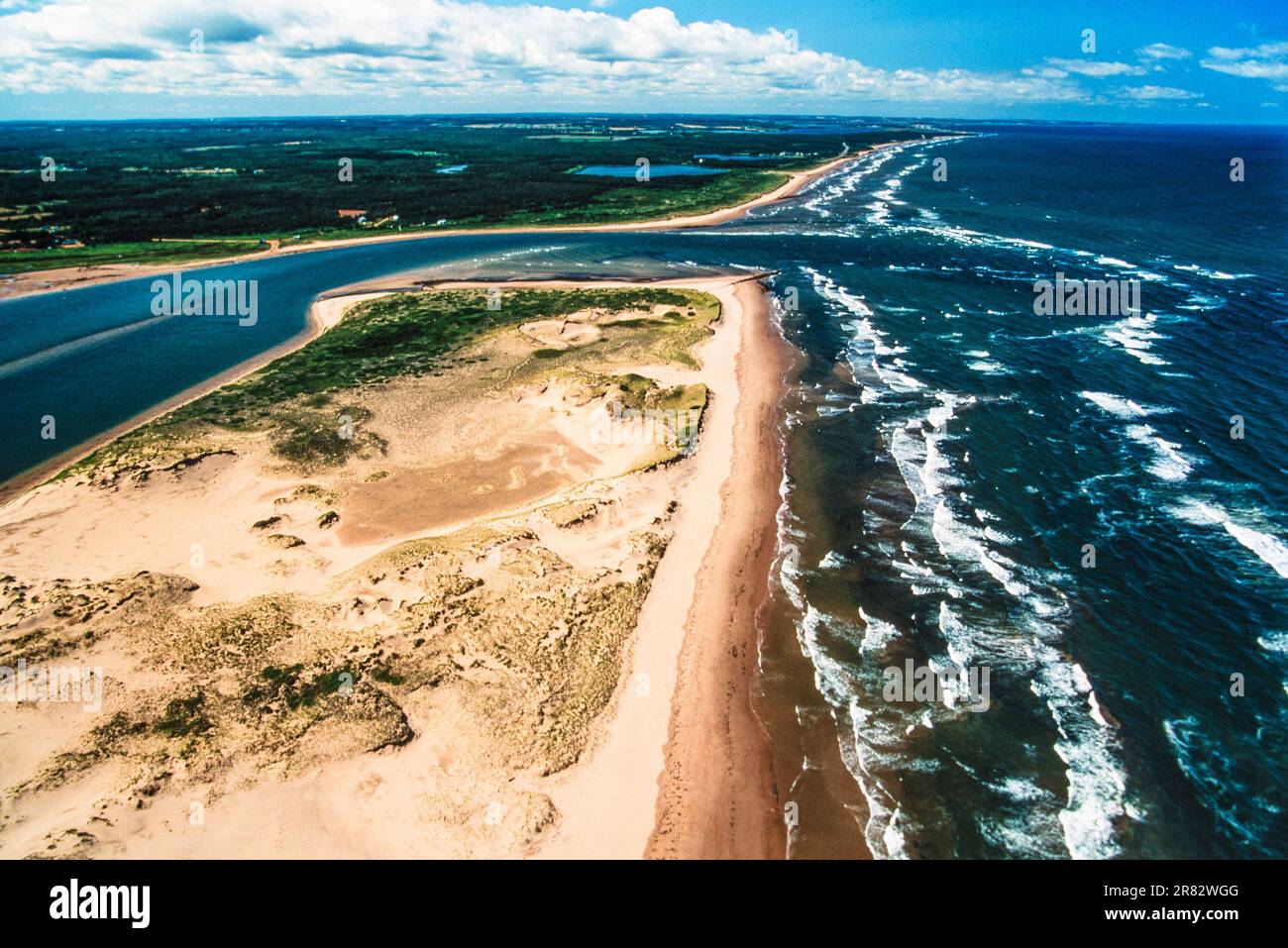 Aerial image of PEI National Park, PEI, Canada Stock Photo - Alamy