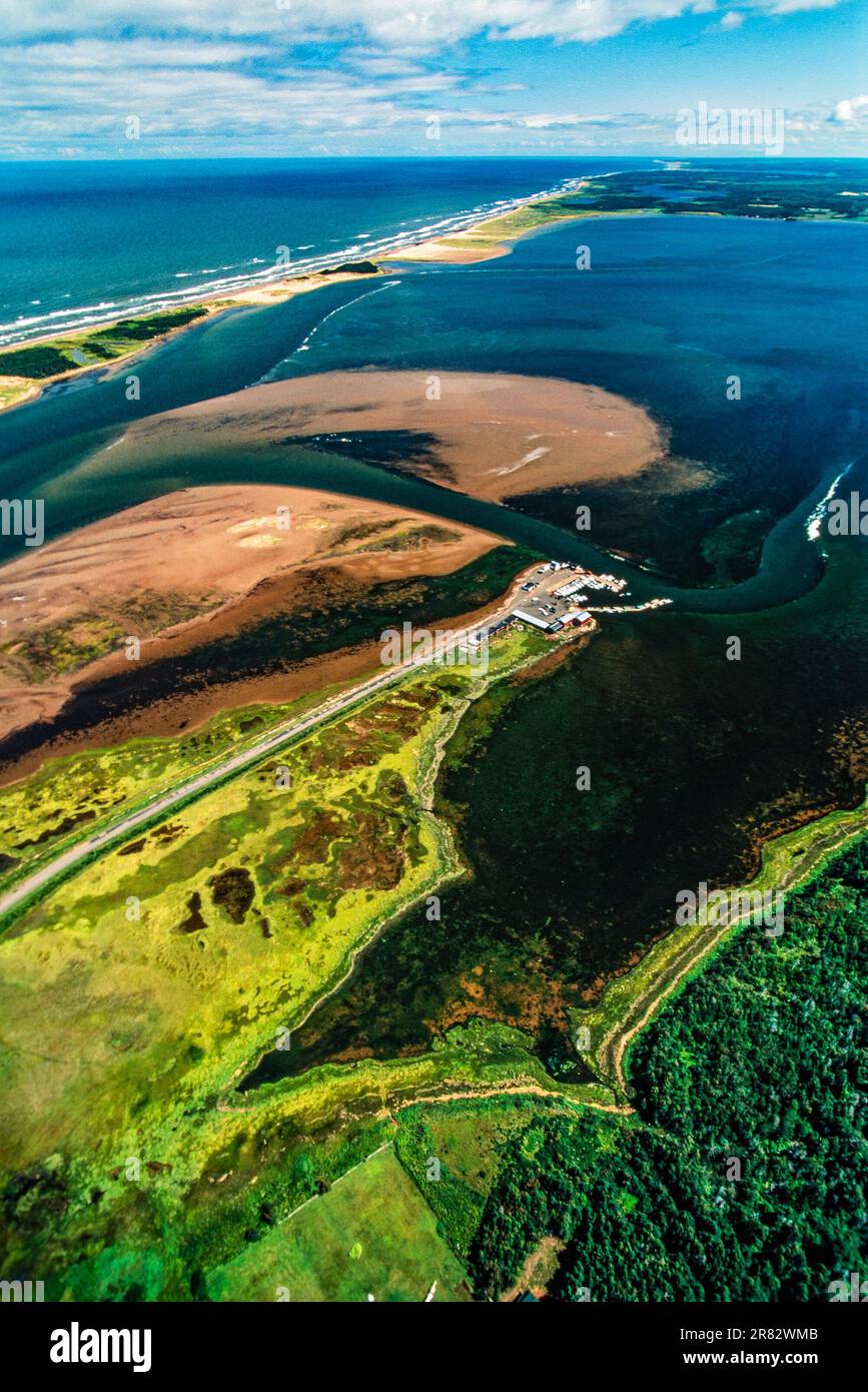 Aerial image of PEI National Park, PEI, Canada Stock Photo - Alamy