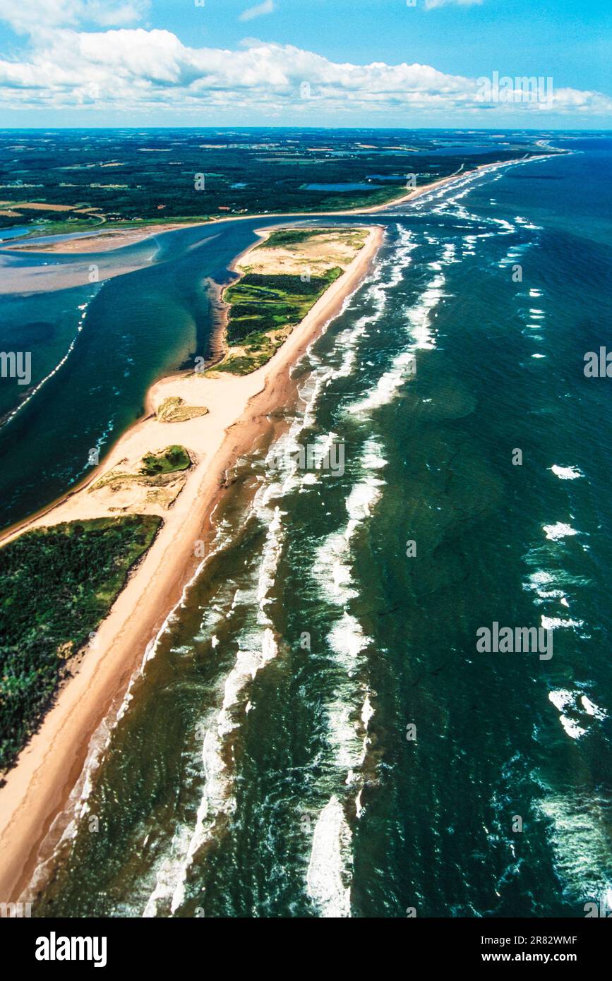 Aerial image of PEI National Park, PEI, Canada Stock Photo - Alamy