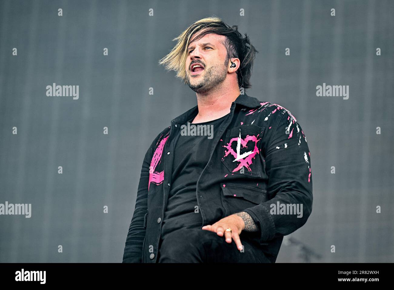 Clisson, France. 18th June, 2023. Electric Callboy performing live on ...