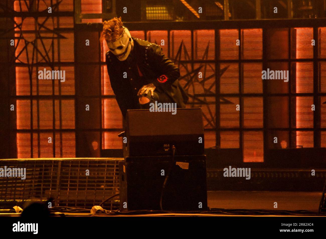 Clisson, France. 18th June, 2023. Slipknot performing live on stage ...