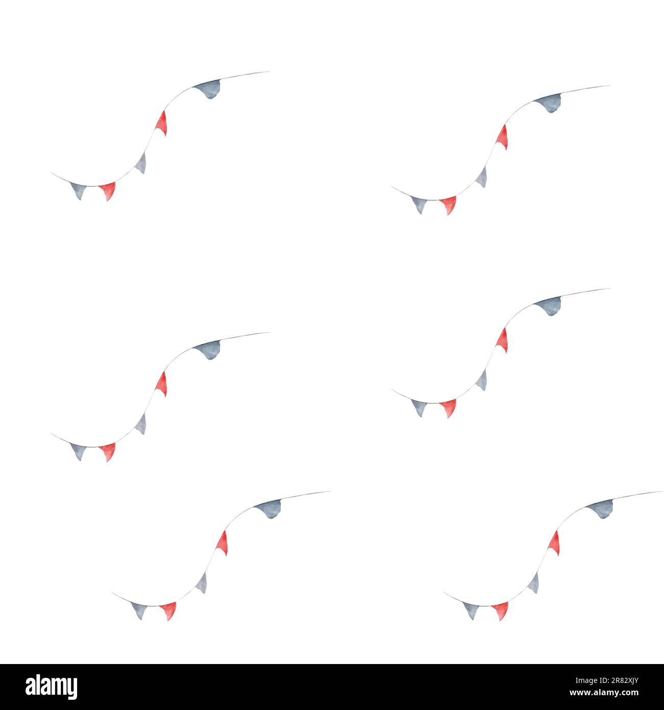 watercolor seamless pattern with colorful flags. cute baby pattern for ...