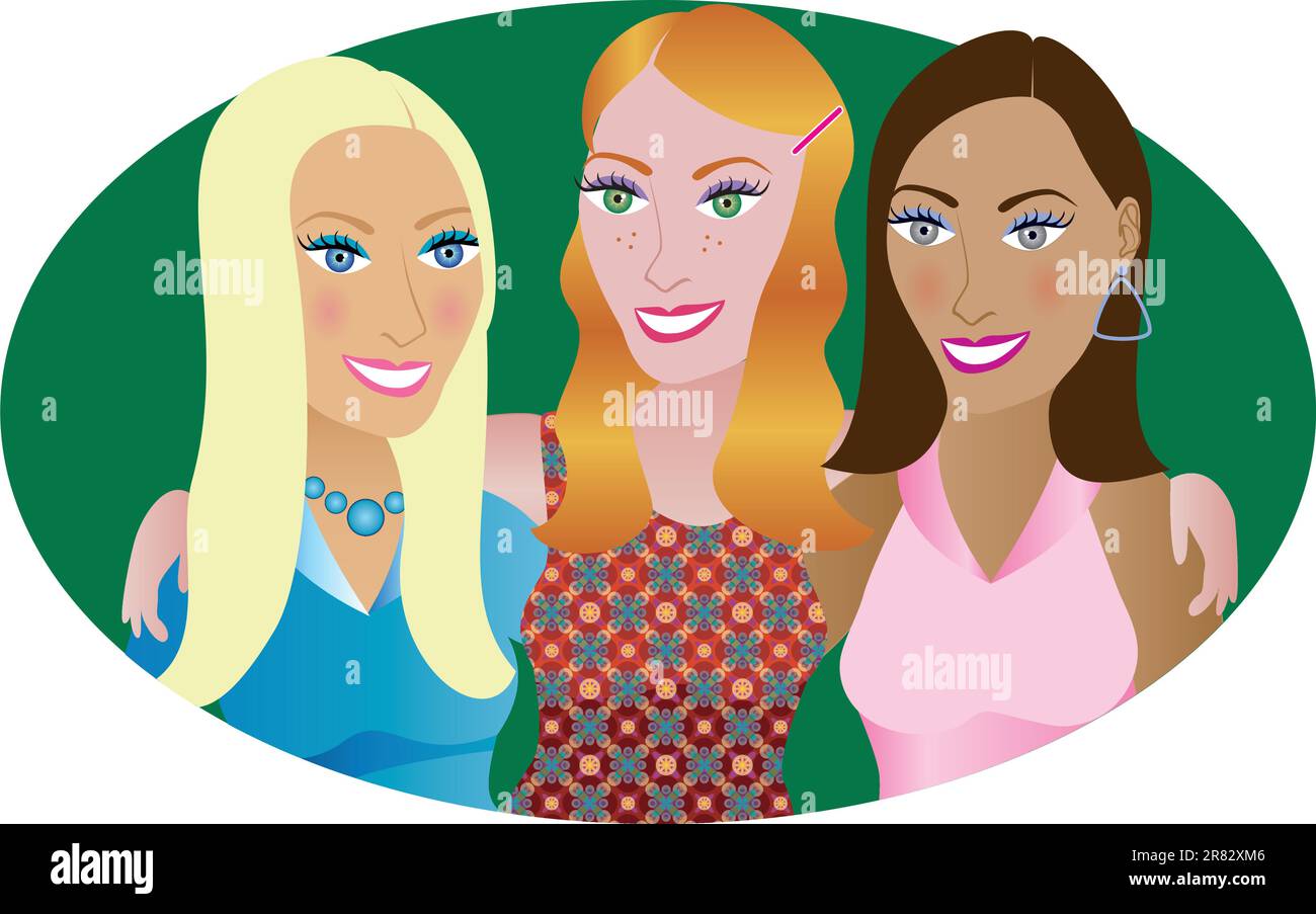 The sisters artist Stock Vector Images - Alamy