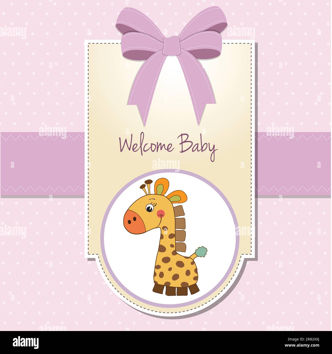 Giraffe baby newborn Stock Vector Images - Alamy
