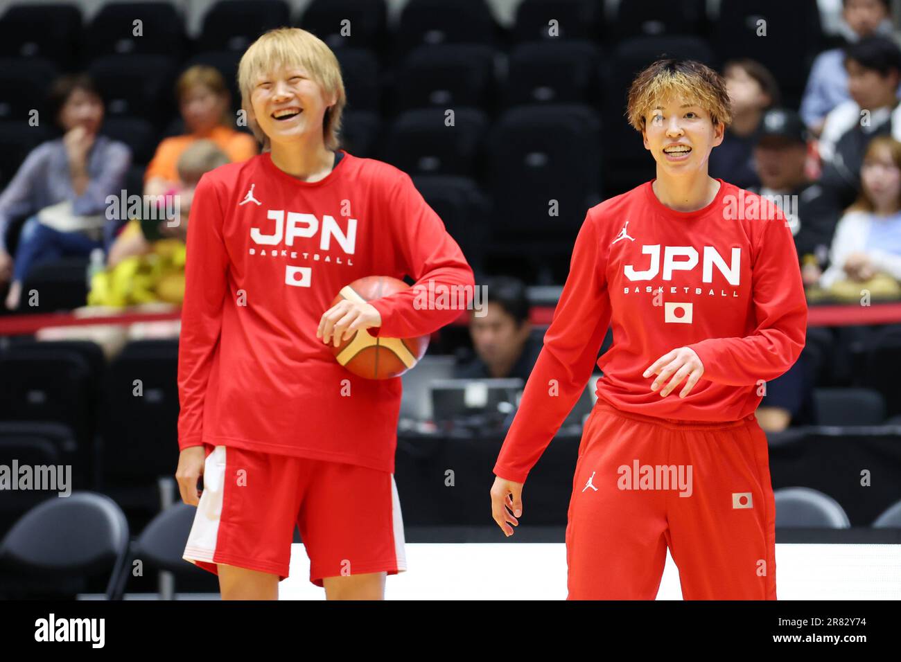 Gunma, Japan. 16th June, 2023. (L to R) Maki Takada, Saki Hayashi (JPN ...