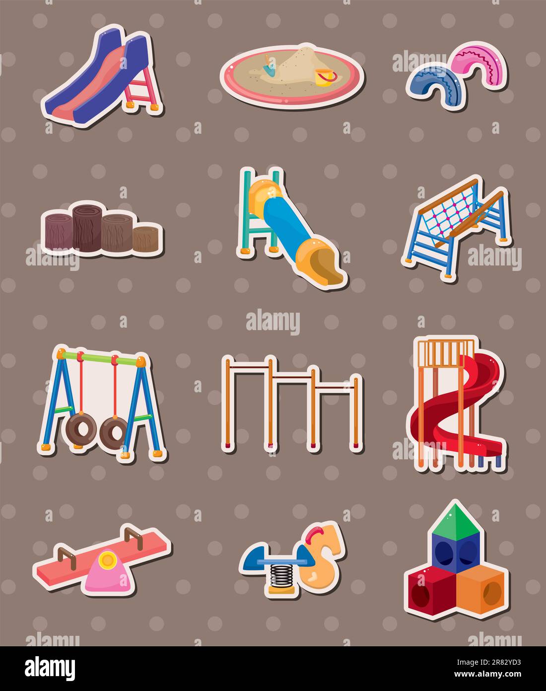 Child outdoors park Stock Vector Images - Alamy