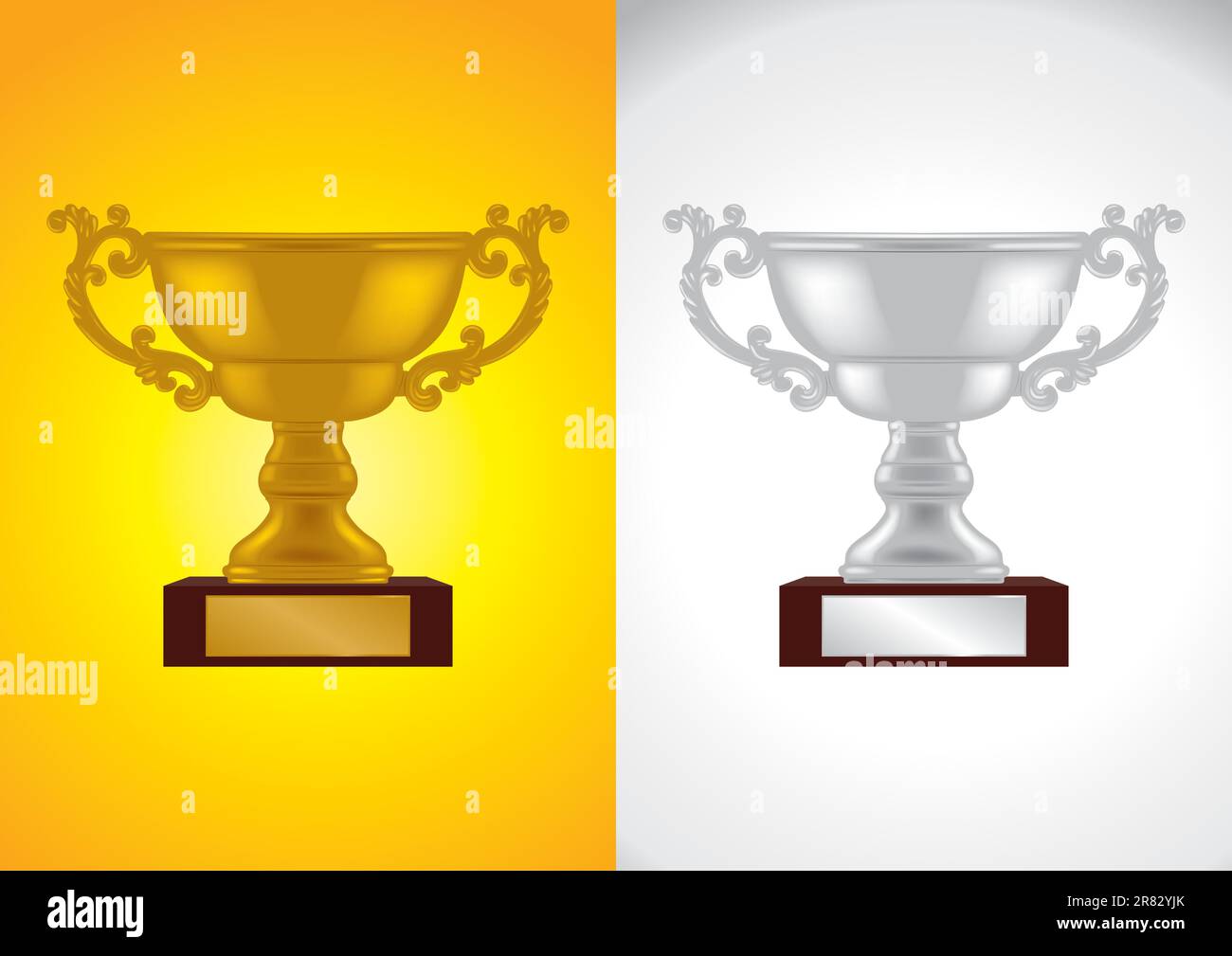 Gold and Silver Award - Vector Illustrations Stock Vector Image & Art ...