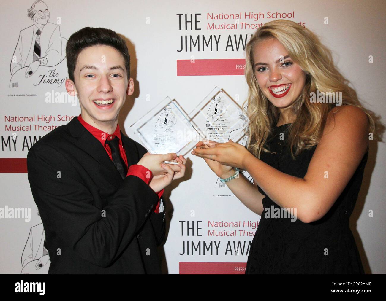 Andrew Barth Feldman and Renee Rapp at the 2018 National High School ...