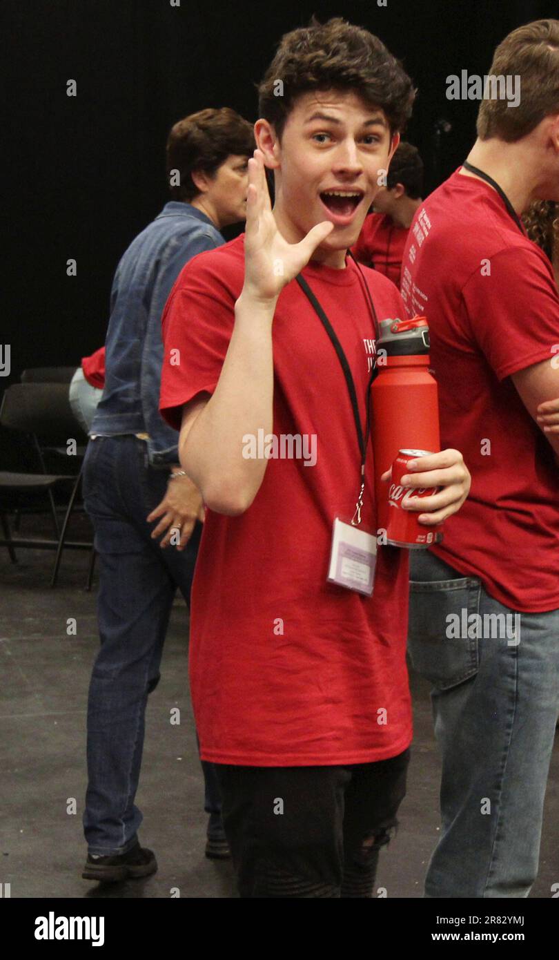 Casey Likes attends the Welcome Reception in Burrows Theater at NYU ...