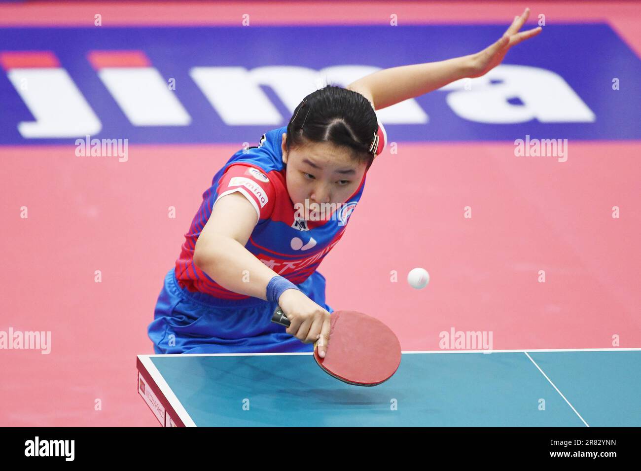 Tokyo, Japan. 18th June, 2023. Miwa Harimoto Table Tennis : T.LEAGUE ...