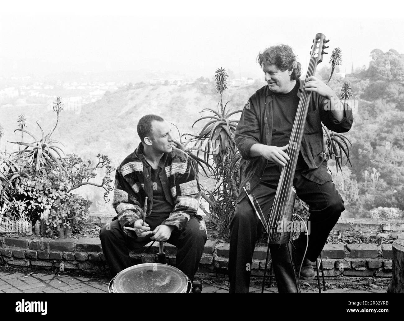 Sam Perkins and Rob Wasserman performing in Los Angeles, California ...