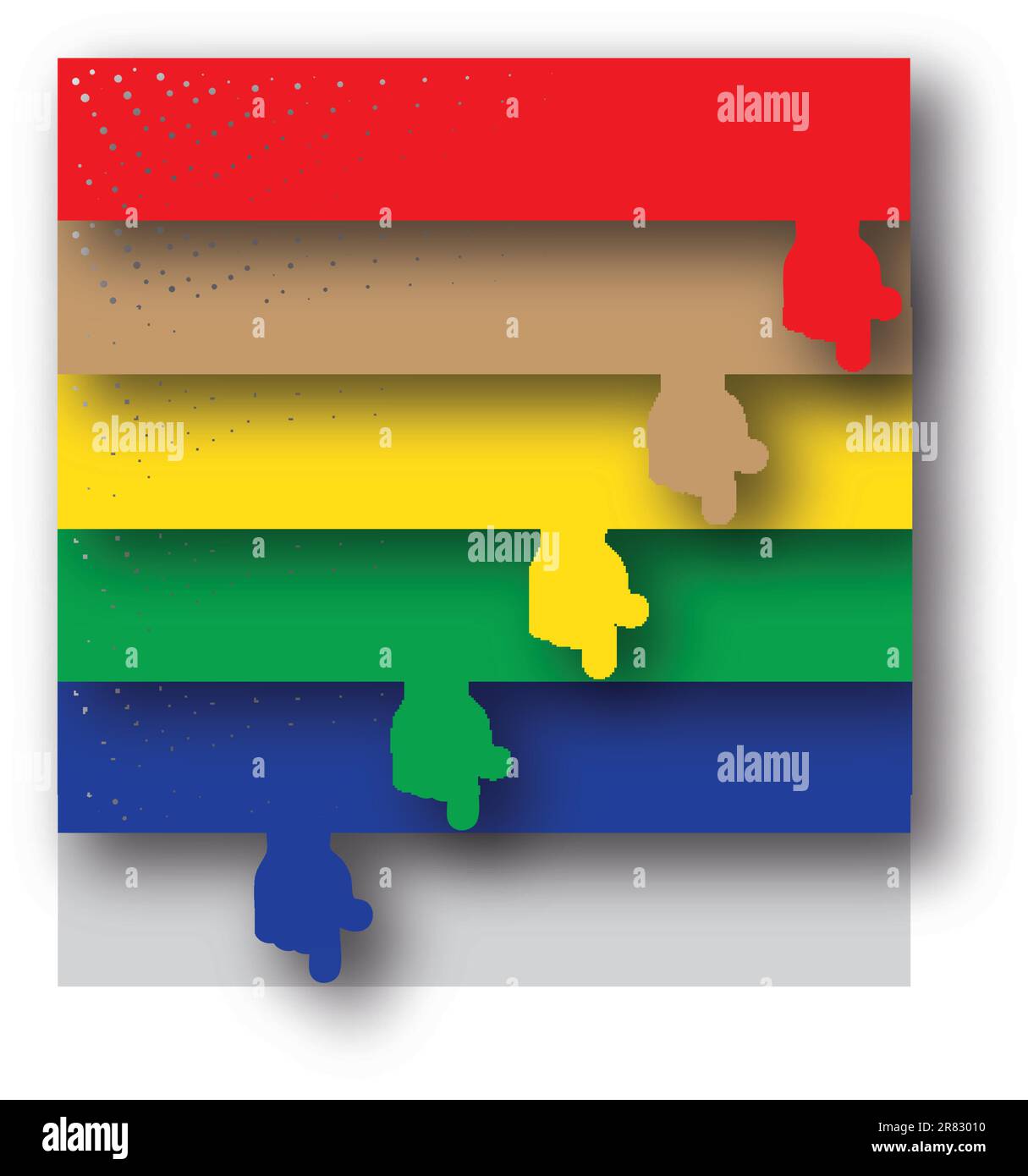 Vector set of page pointers Stock Vector Image & Art - Alamy