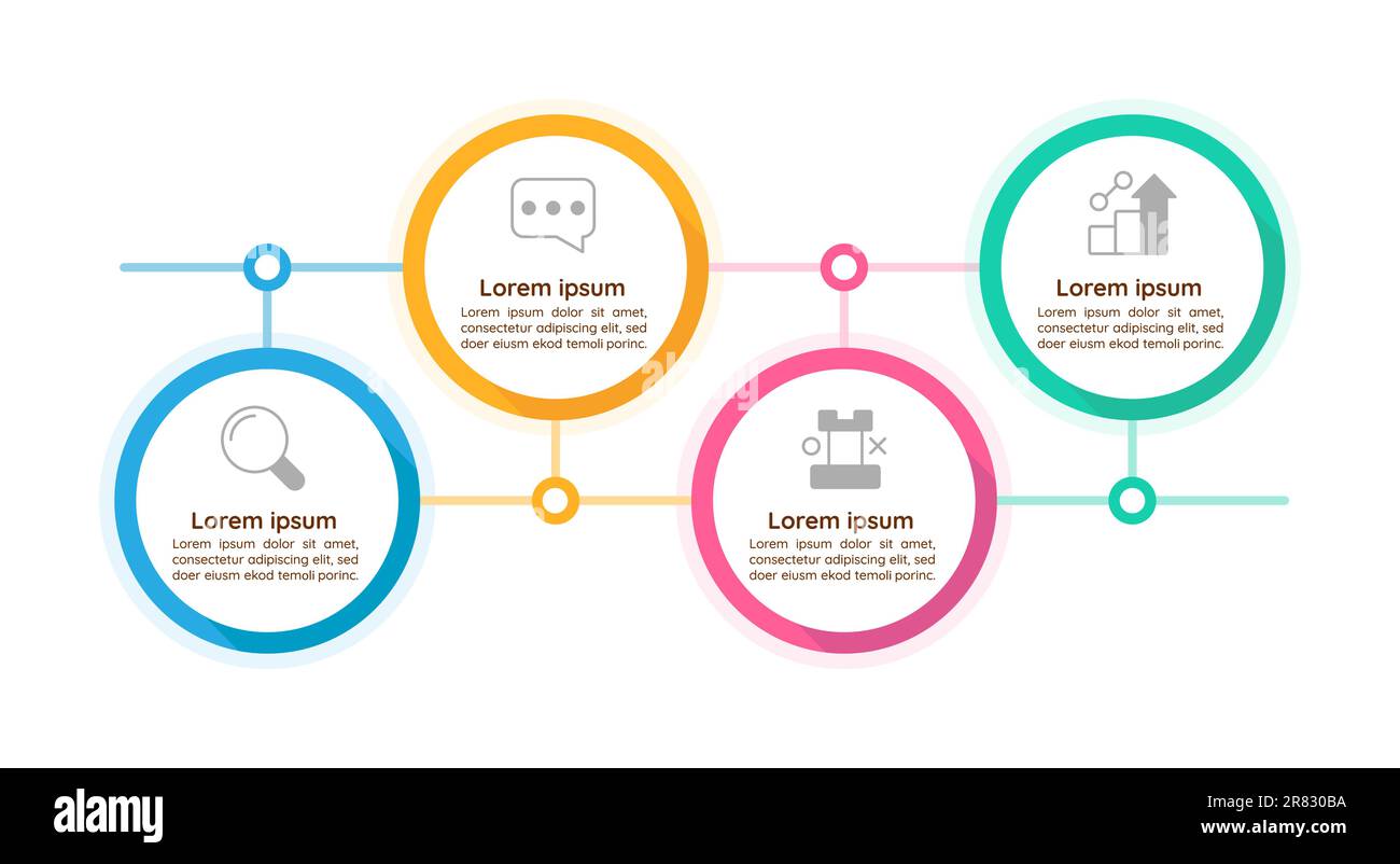 Business analytics infographic chart design template Stock Vector Image ...