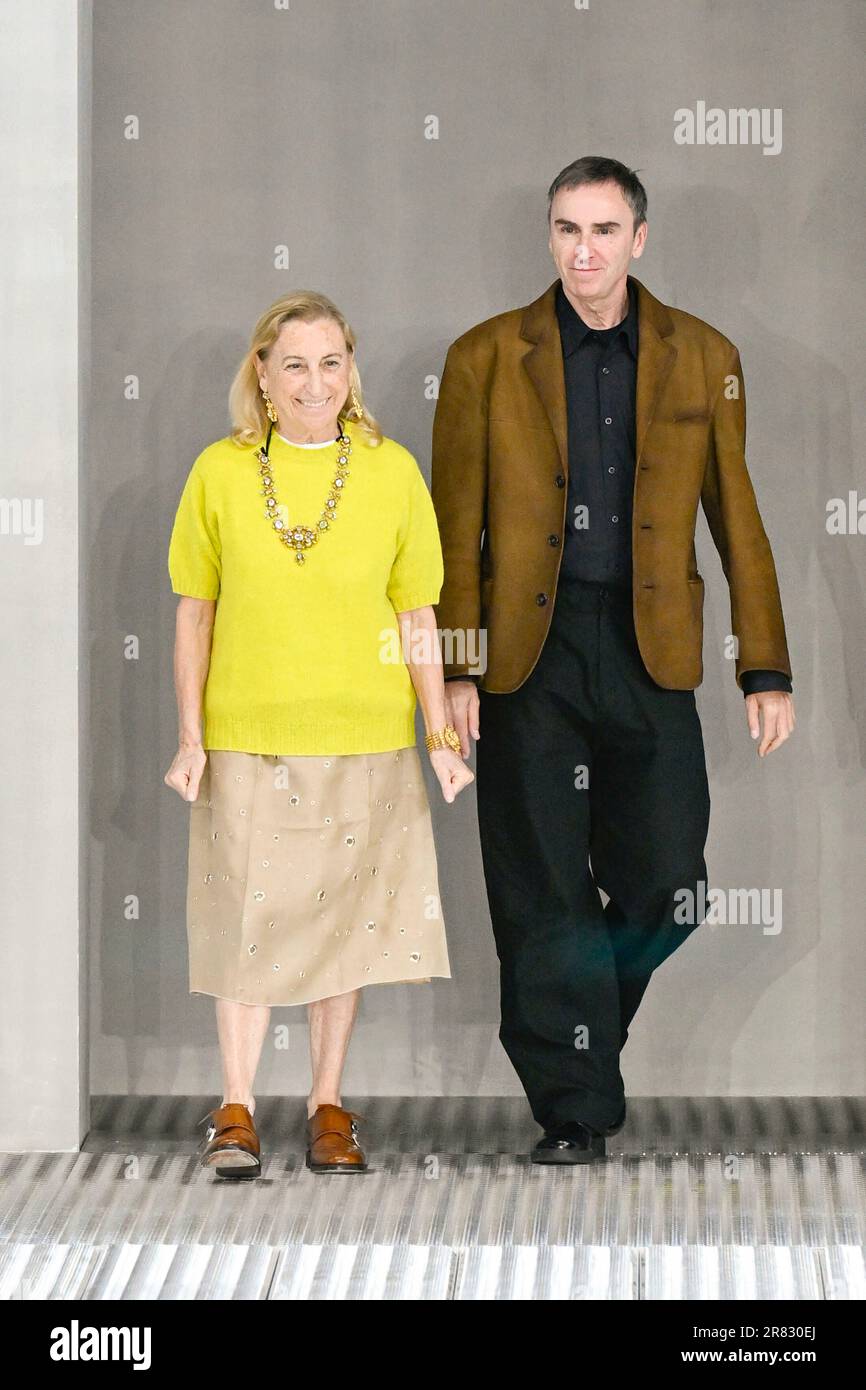 Milan, Italien. 18th June, 2023. PRADA Men Äôs Spring Summer 2024 Runway during Milan Fashion ...