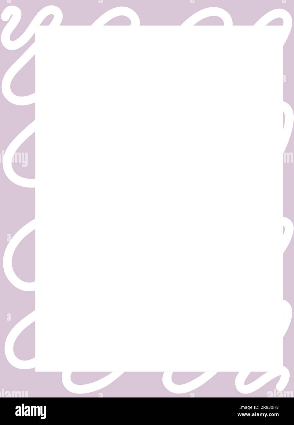 Vector rectangular frame on a white background Stock Vector Image & Art ...