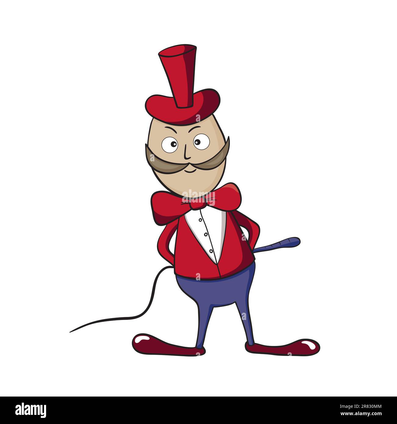 A vector illustration of smiling cartoon tamer Stock Vector Image & Art ...