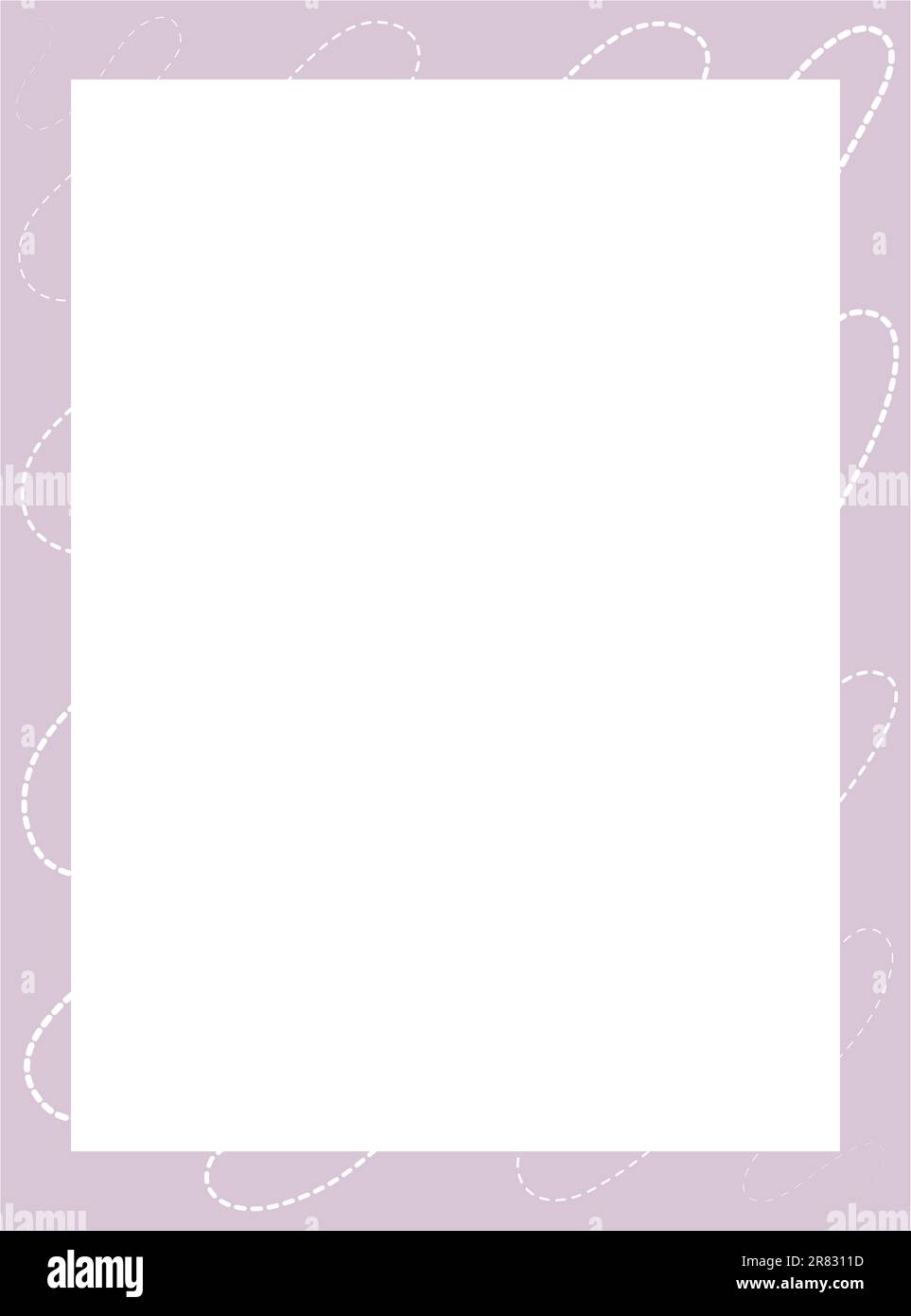 Vector rectangular frame on a white background Stock Vector Image & Art ...
