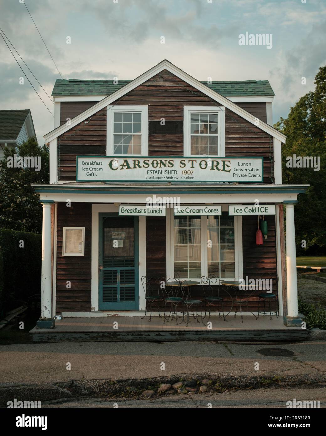 Carsons Store in Noank Village, Groton, Connecticut Stock Photo - Alamy