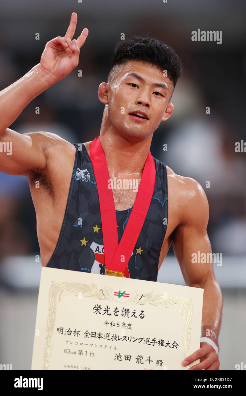 Tokyo, Japan. 16th June, 2023. Ryuto Ikeda Wrestling : Meiji Cup All ...