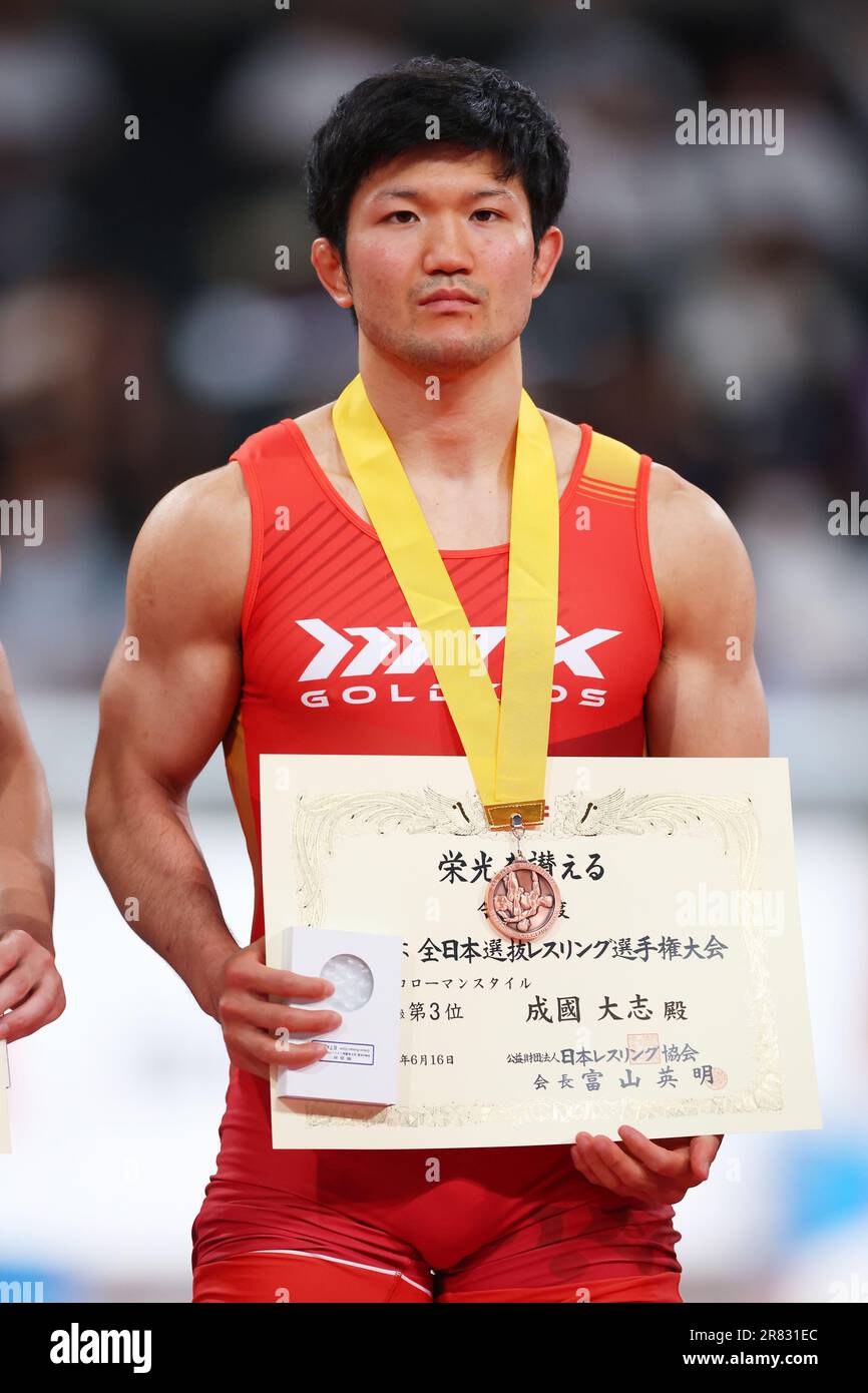 Tokyo, Japan. 16th June, 2023. Taishi Narikuni Wrestling : Meiji Cup ...