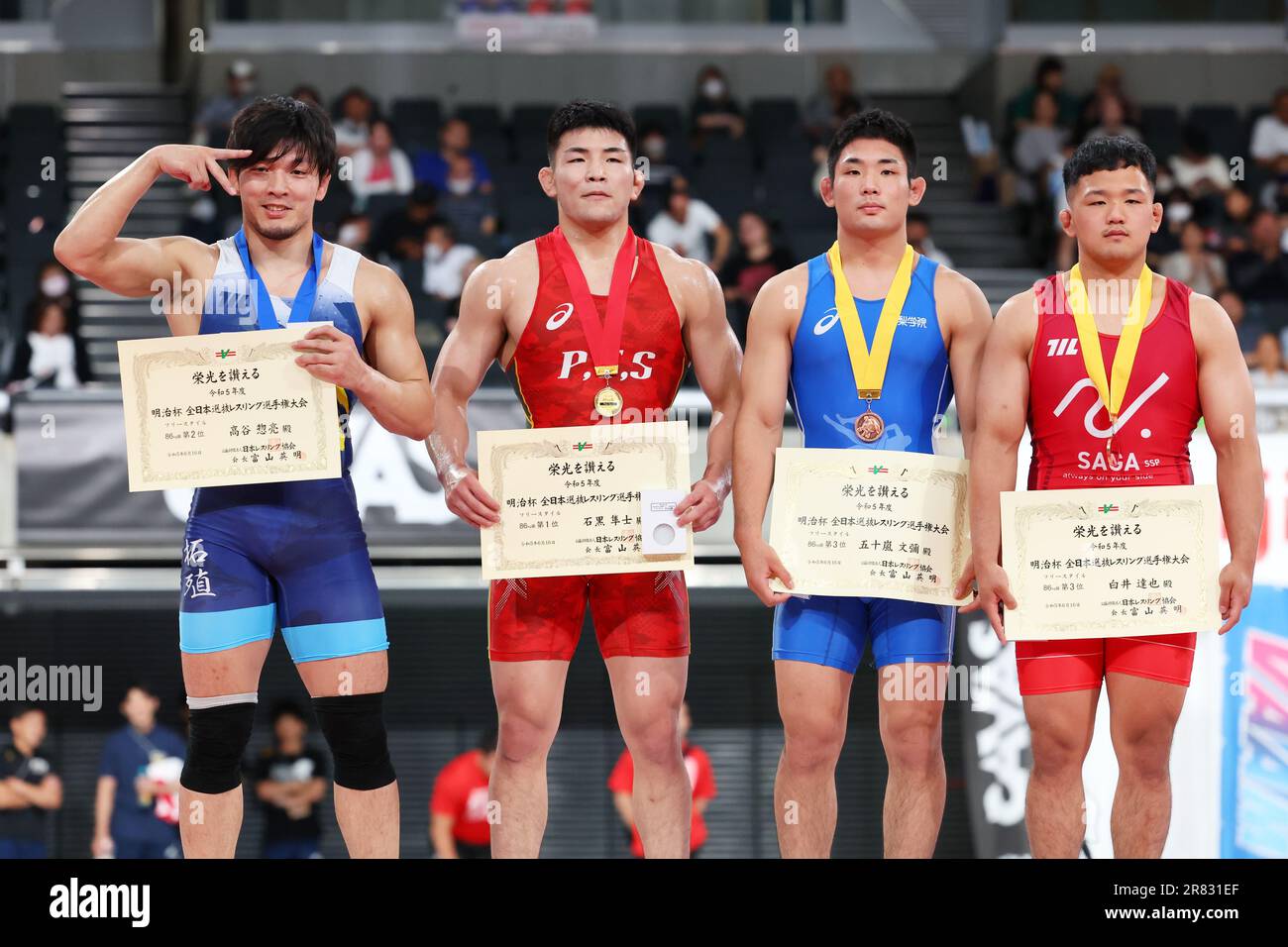 Tokyo, Japan. 16th June, 2023. (L to R) Sosuke Takatani, Hayato ...