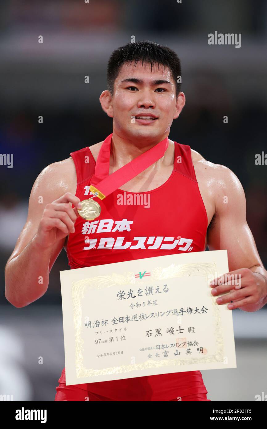 Tokyo, Japan. 16th June, 2023. Takashi Ishiguro Wrestling : Meiji Cup All Japan Selection ...