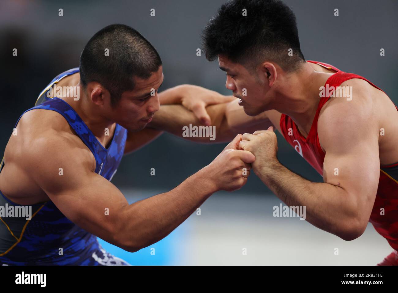 (L to R) So Sakabe, Masato Sumi, JUNE 16, 2023 - Wrestling : Meiji Cup ...