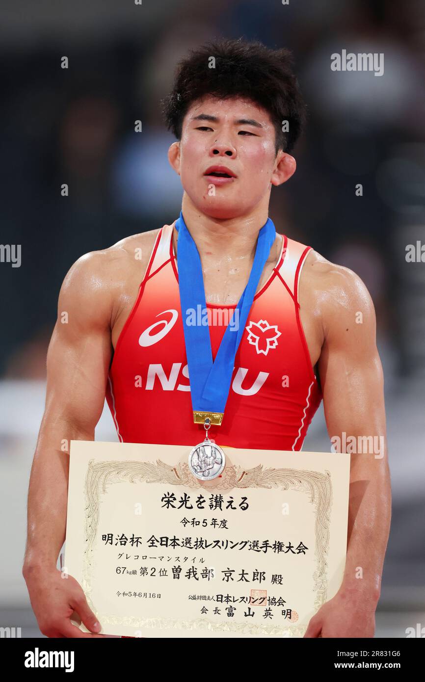 Tokyo, Japan. 16th June, 2023. Kyotaro Sogabe Wrestling : Meiji Cup All ...