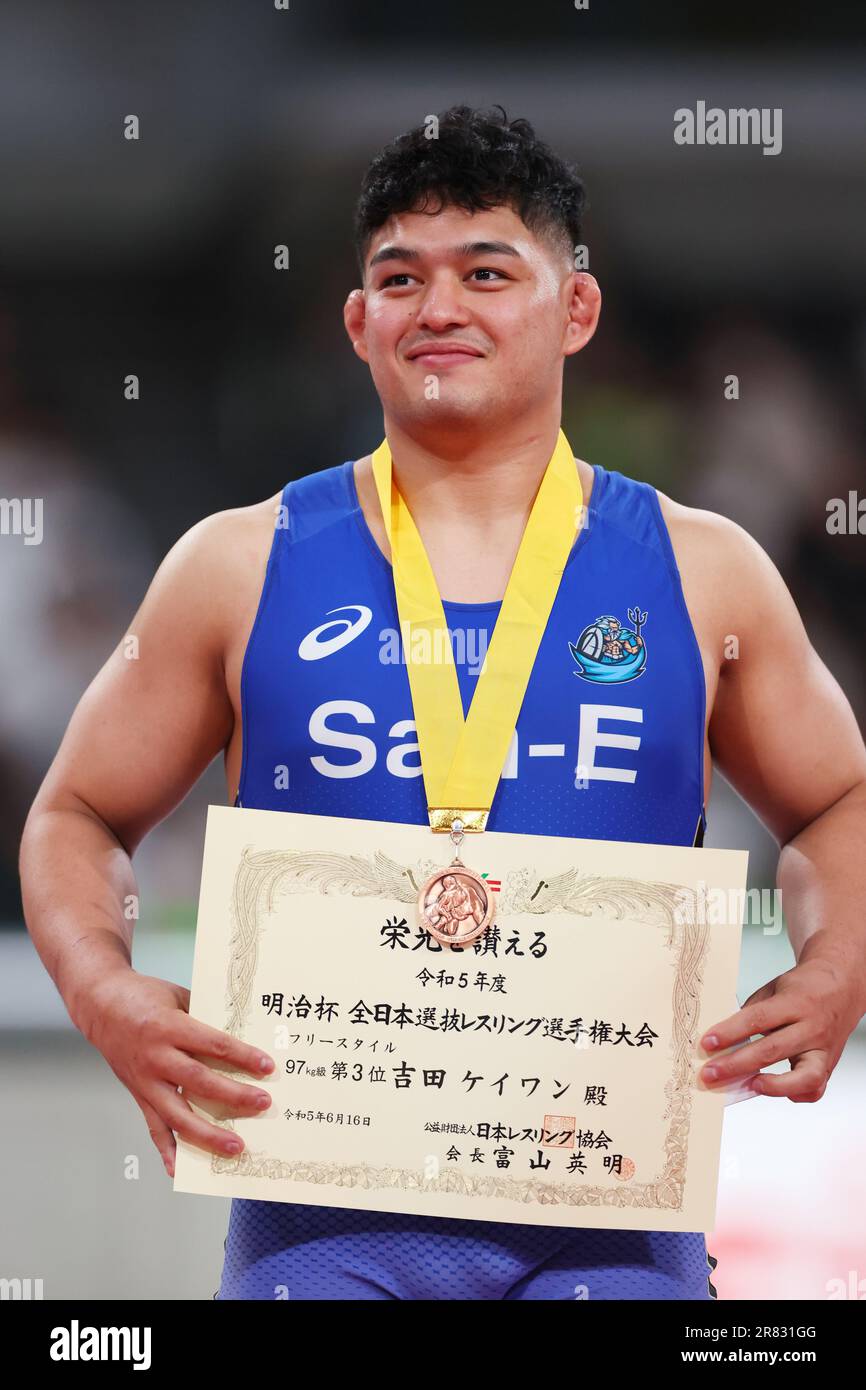 Tokyo, Japan. 16th June, 2023. Keivan Yoshida Wrestling : Meiji Cup All Japan Selection ...