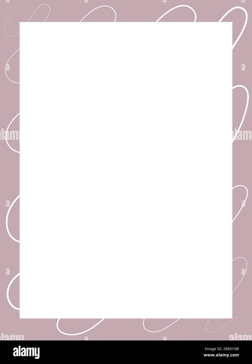 Vector rectangular frame on a white background Stock Vector Image & Art ...