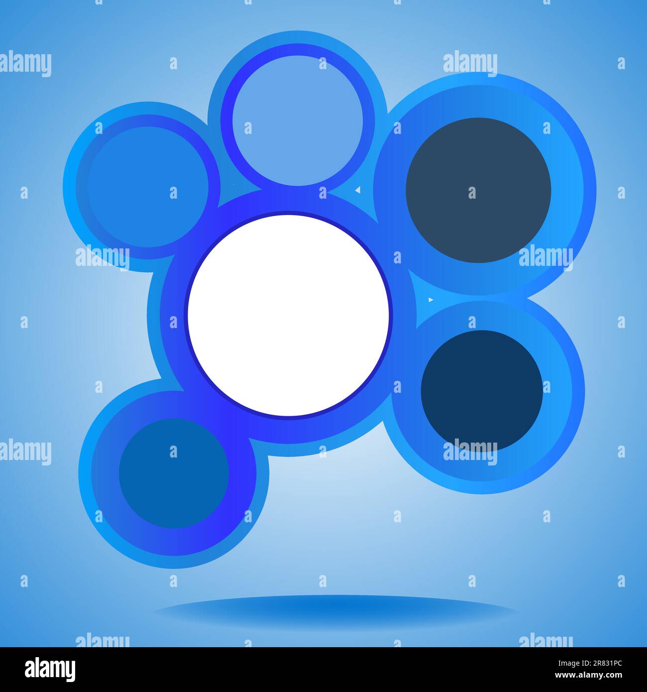 circle is the color for text on a web page or pages of magazines Stock ...