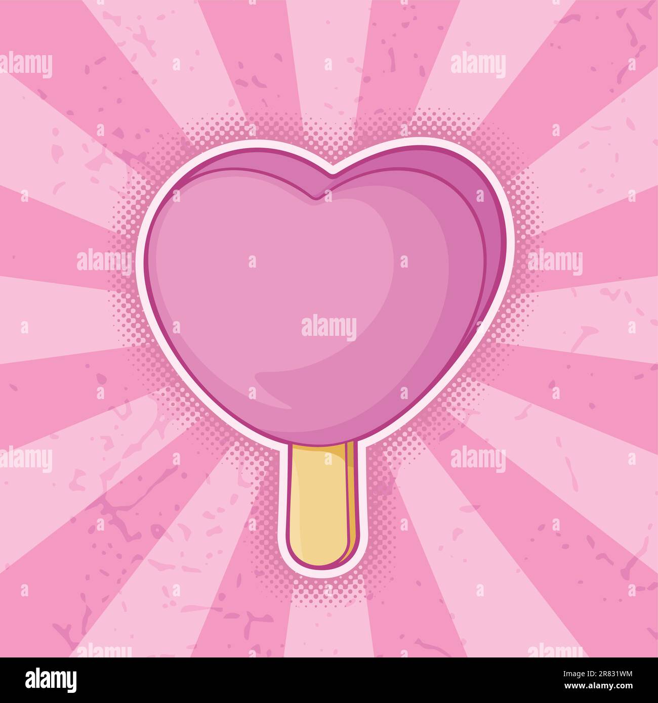 Illustration ice cream stick Stock Vector Images - Alamy