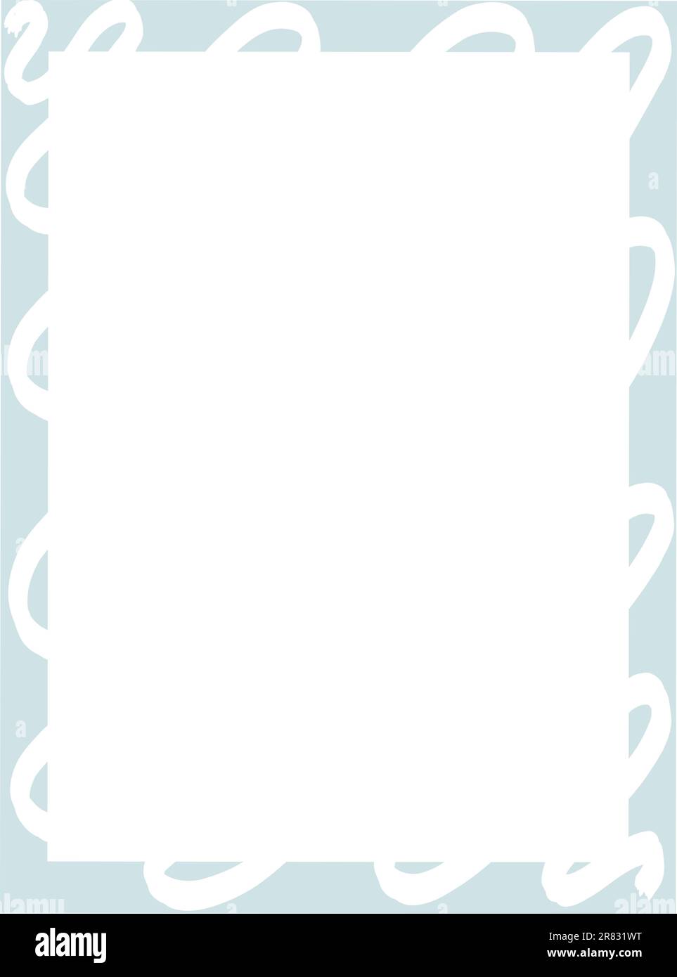 Vector rectangular frame on a white background Stock Vector Image & Art ...
