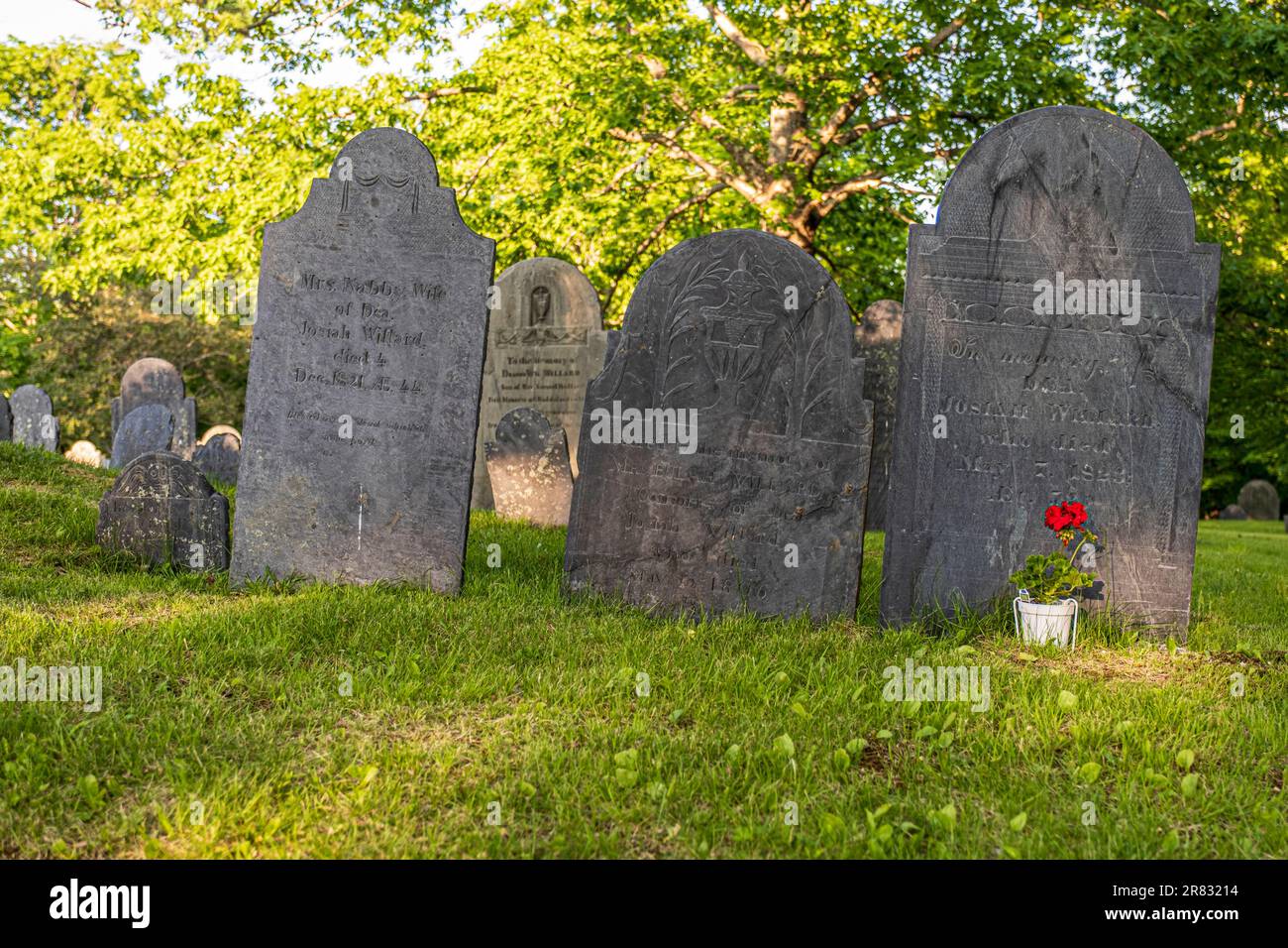 The Petersham Center Cemetery, Petersham, MA Stock Photo - Alamy