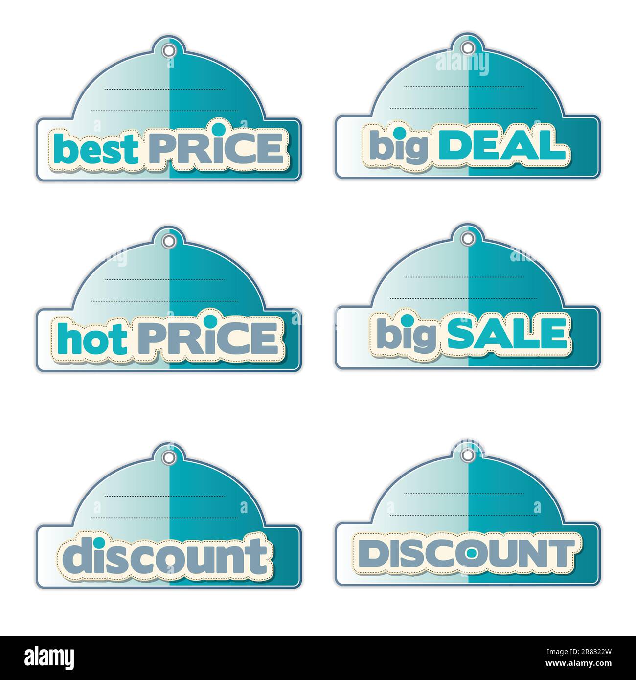 promotional labels set Stock Vector Image & Art - Alamy