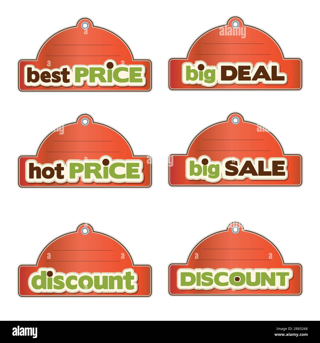 promotional labels set Stock Vector Image & Art - Alamy