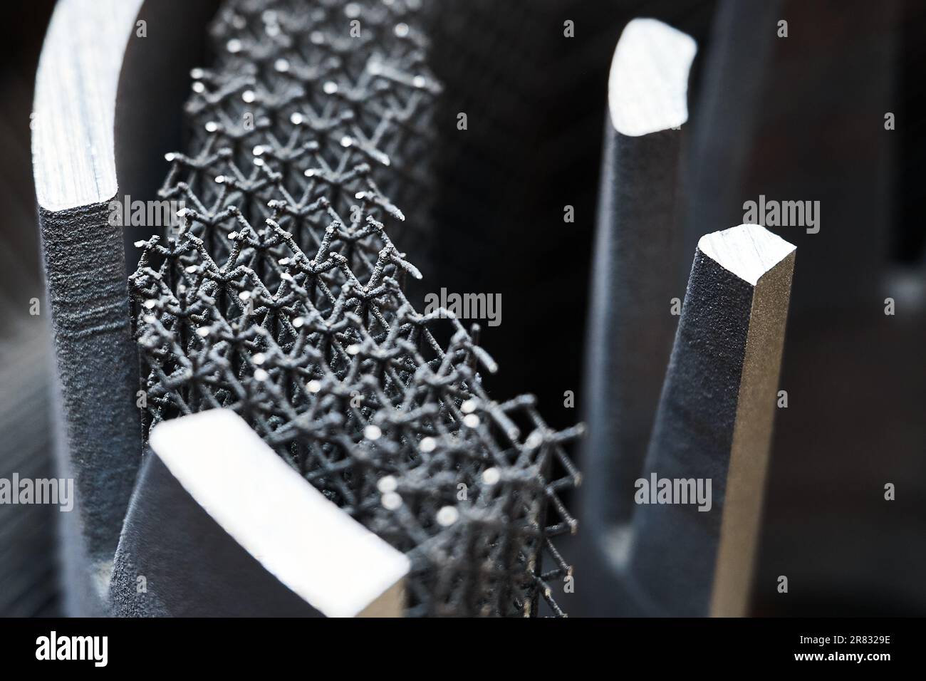 Complicated detail made with metal powder 3d printing Stock Photo - Alamy