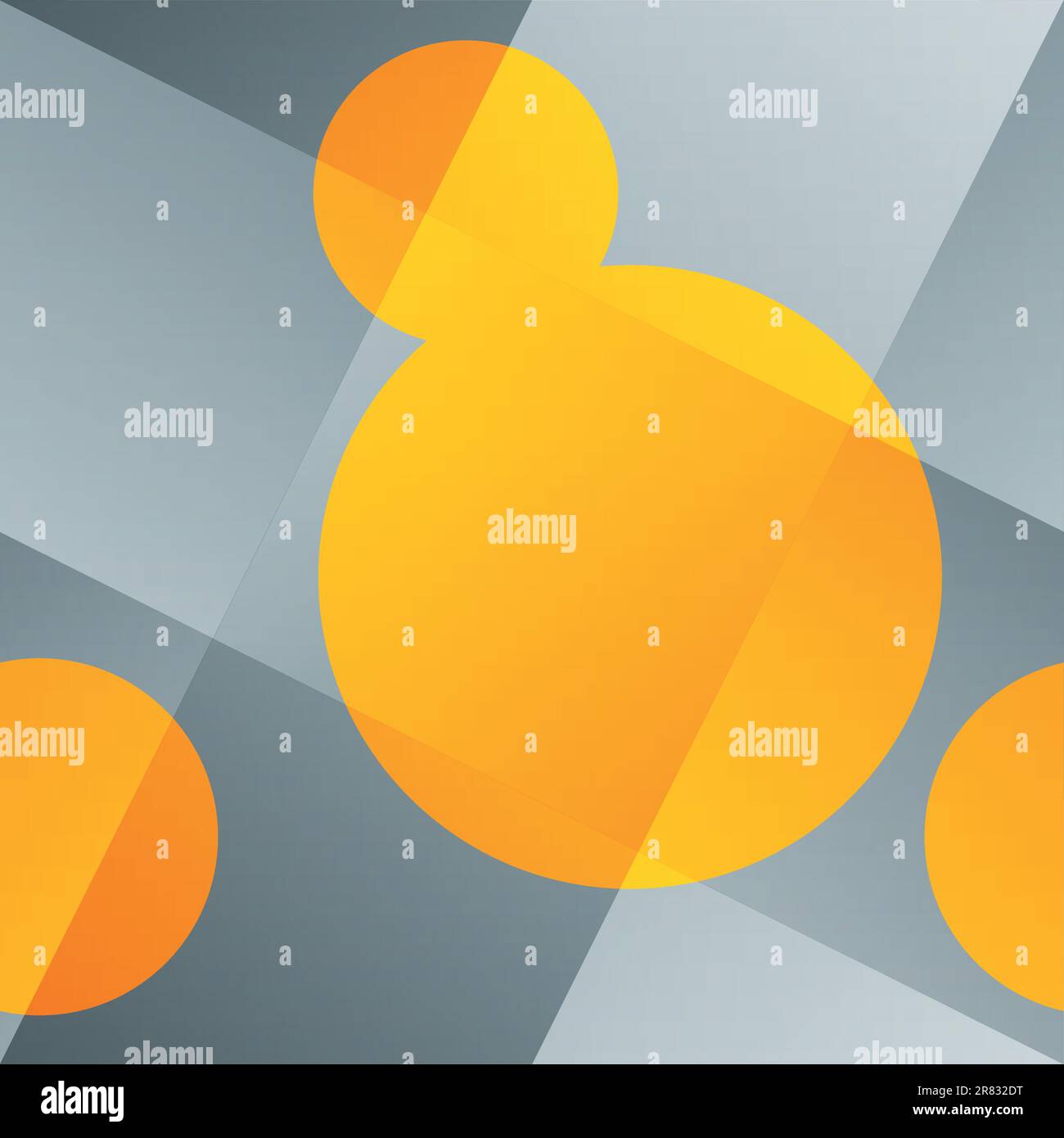 Seamless abstract background with woven backdrop and orange round ...