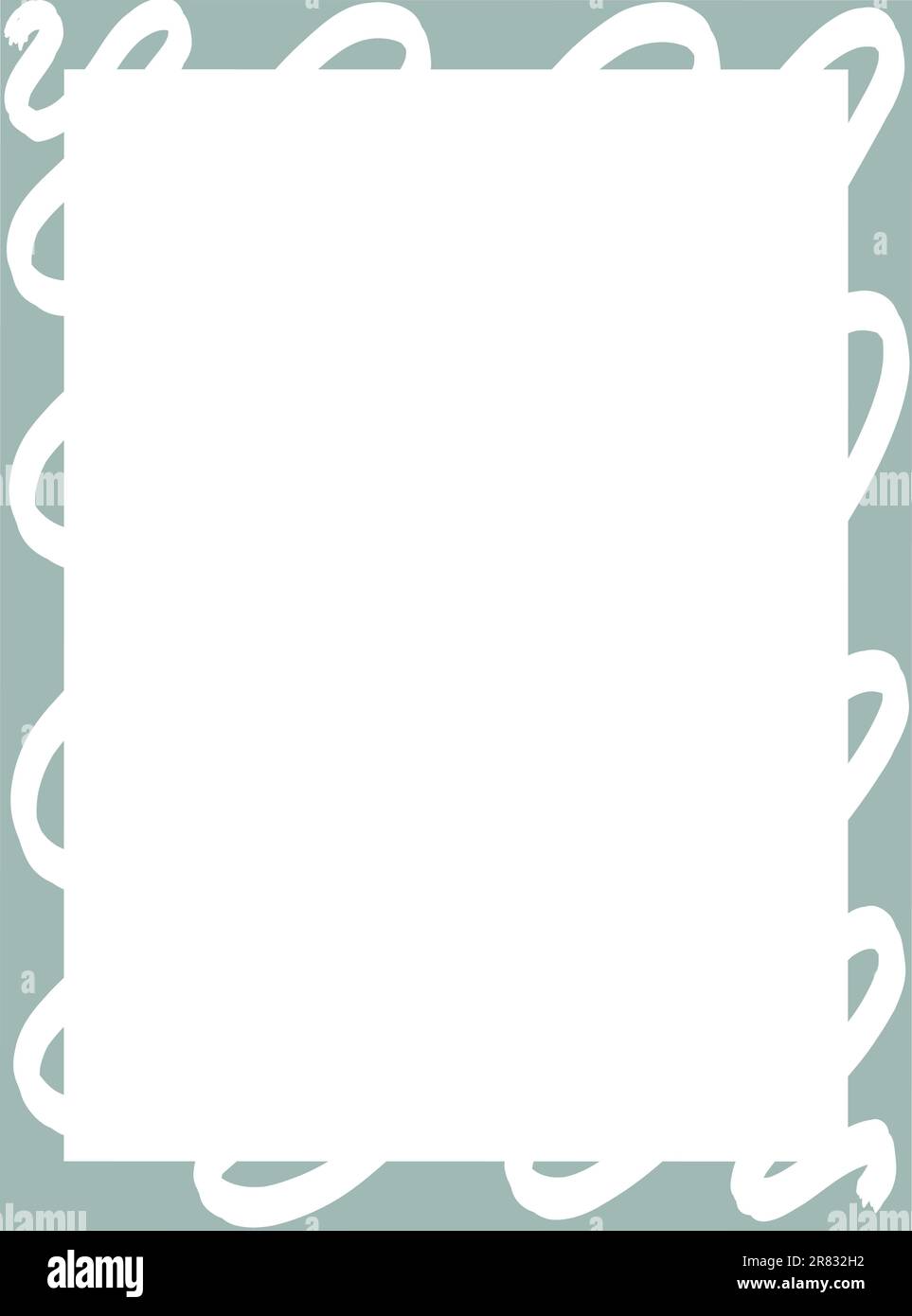 Vector rectangular frame on a white background Stock Vector Image & Art ...