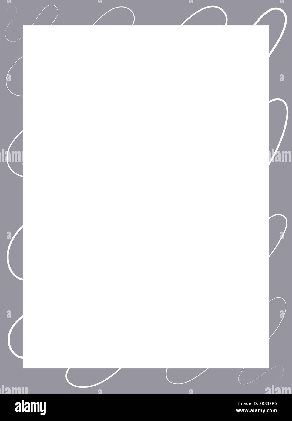 Vector rectangular frame on a white background Stock Vector Image & Art ...