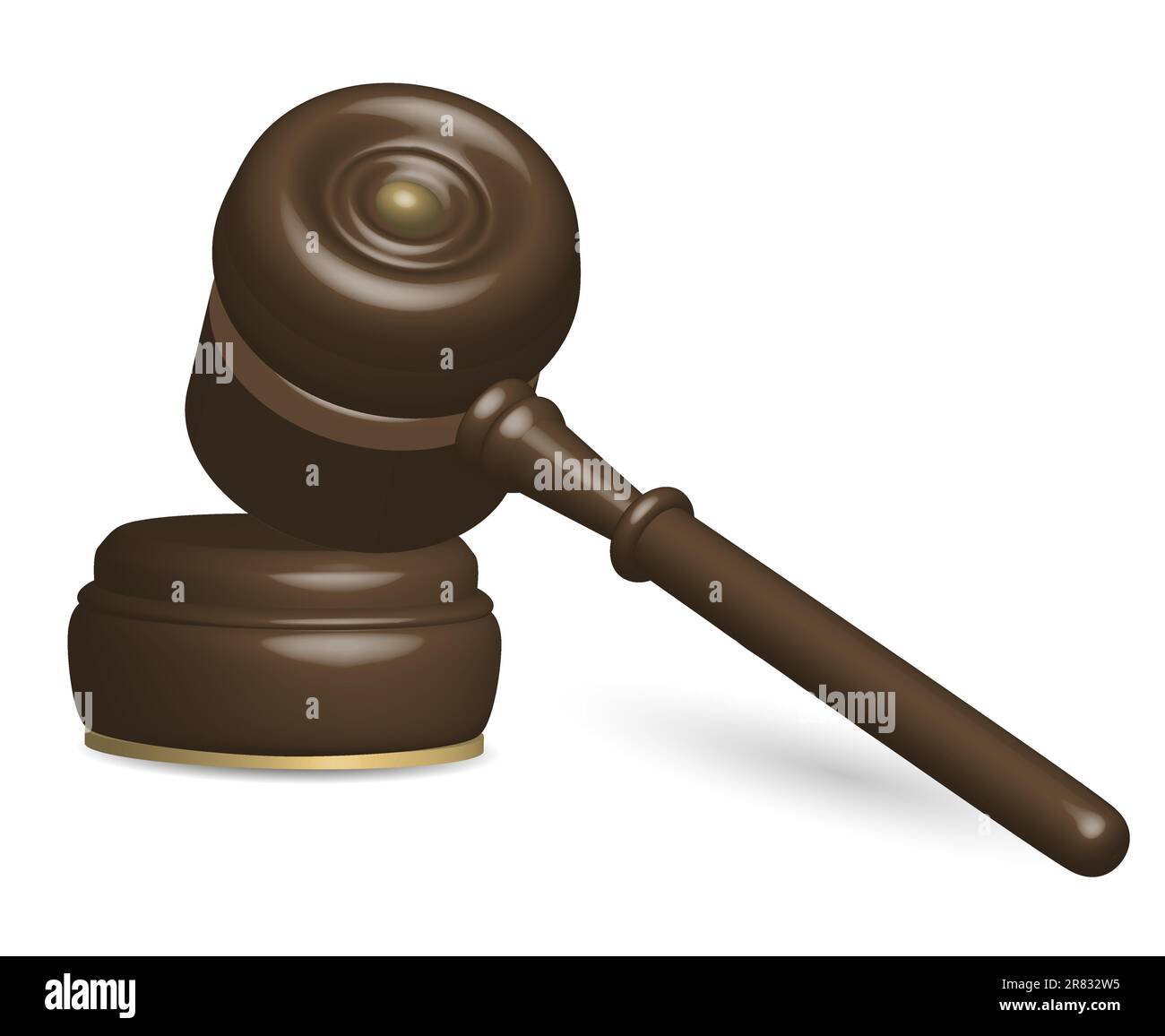 Power authority gavel Stock Vector Images - Alamy