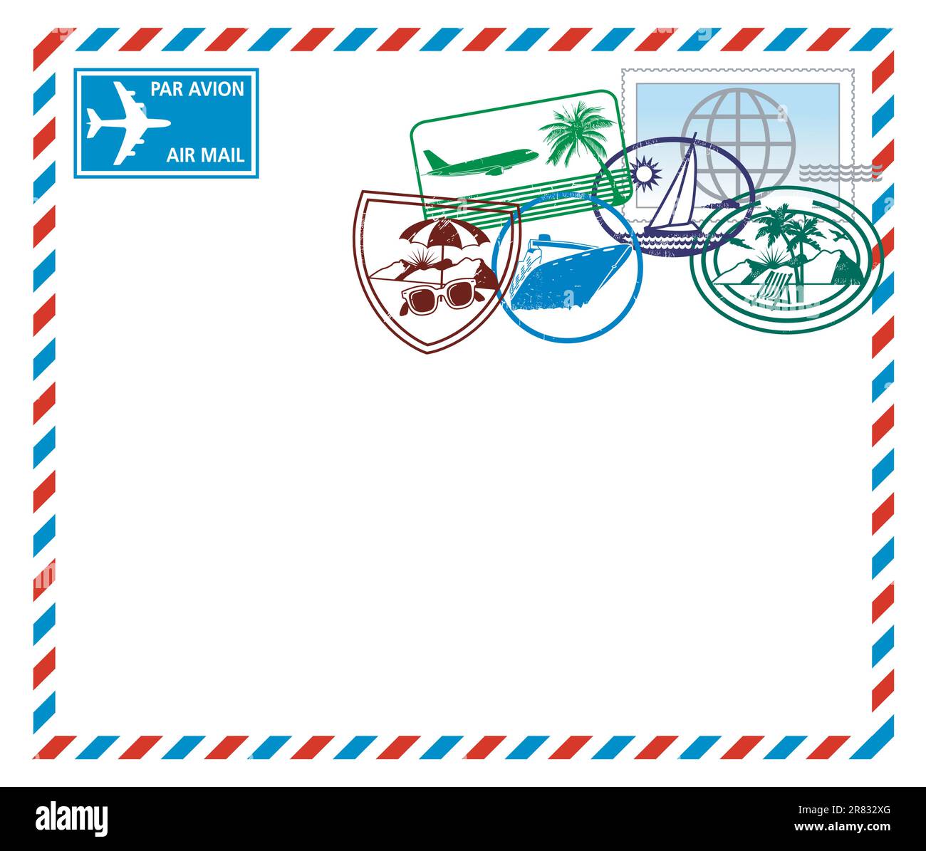 Air traffic connection Stock Vector Images - Alamy