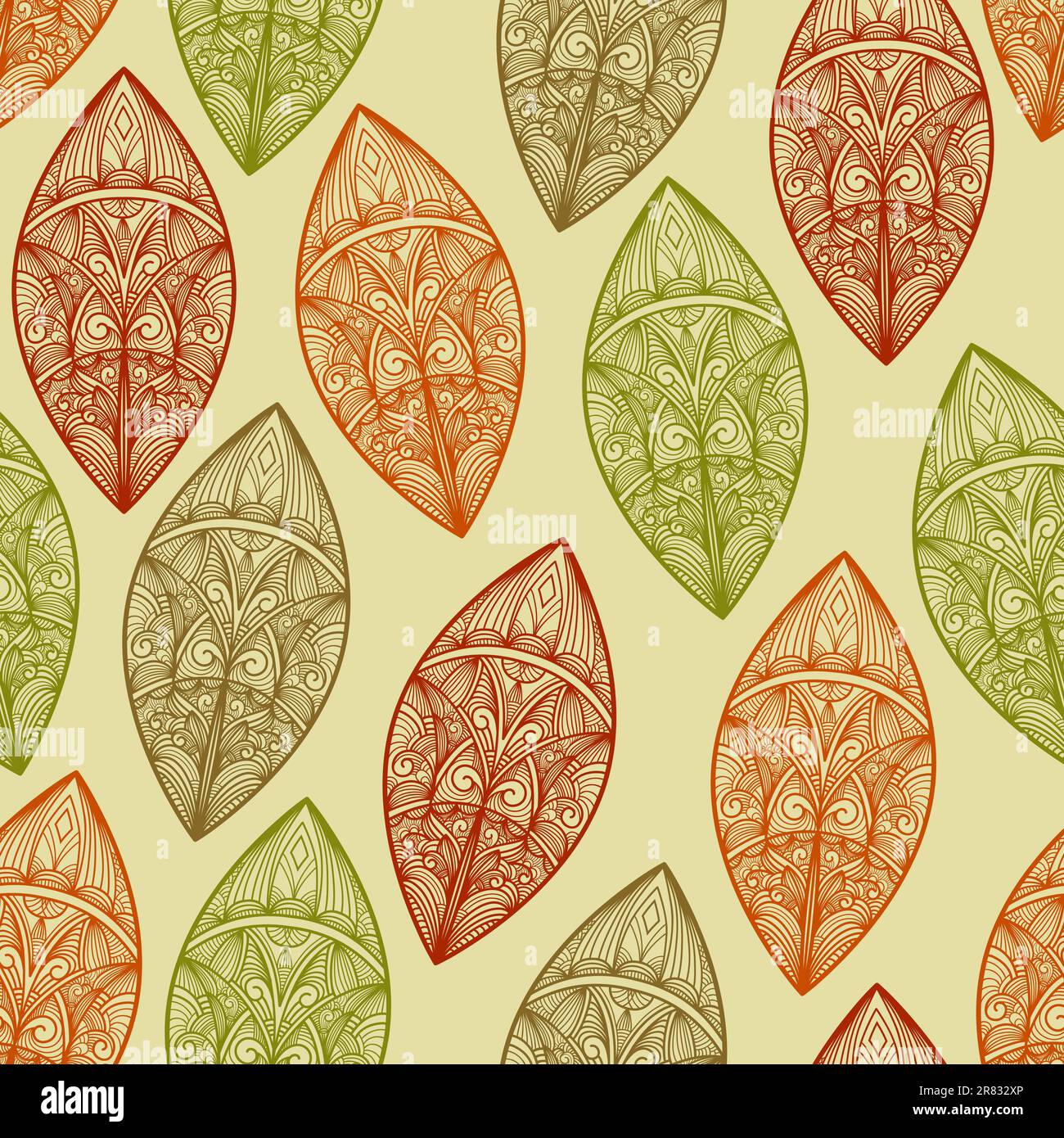 Detailed leaves Stock Vector Images - Alamy