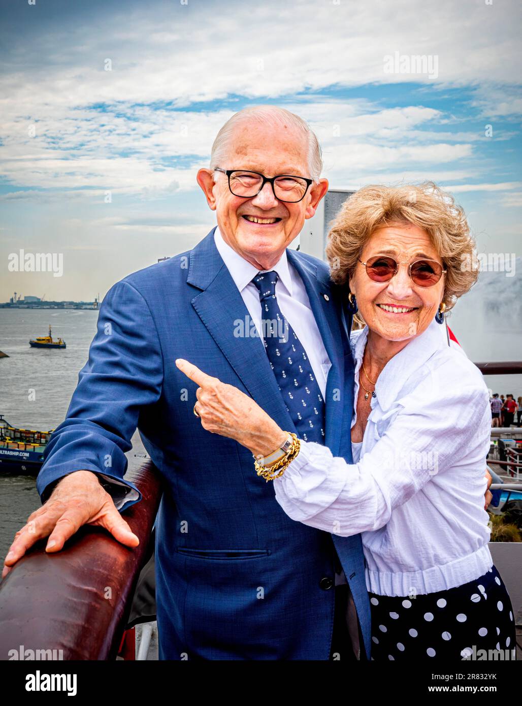 ROTTERDAM - Princess Margriet of The Netherlands and Pieter van ...