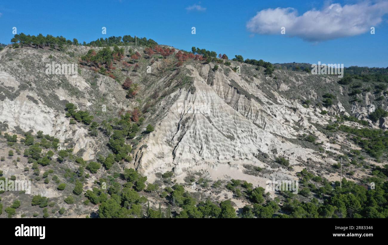 Beautiful aerial views of the south of italy in Palizzi Marina near ...