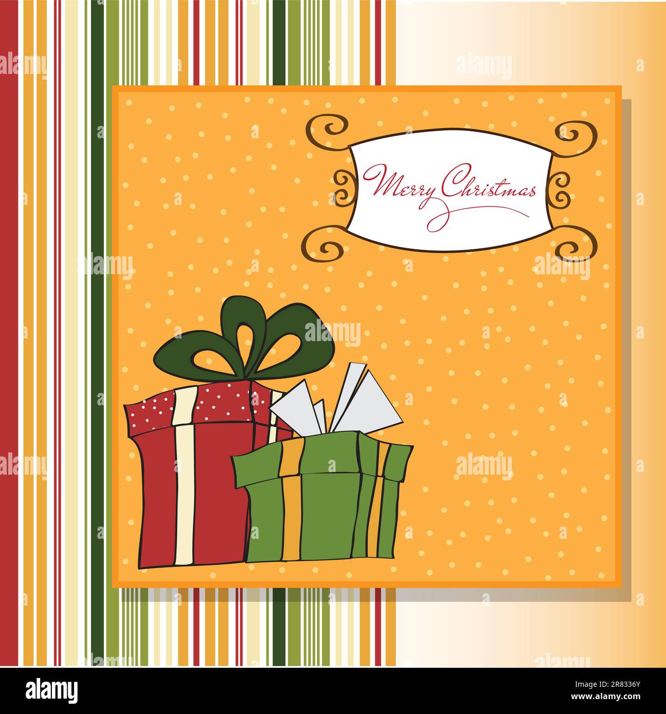 Christmas gift box Stock Vector Image & Art - Alamy