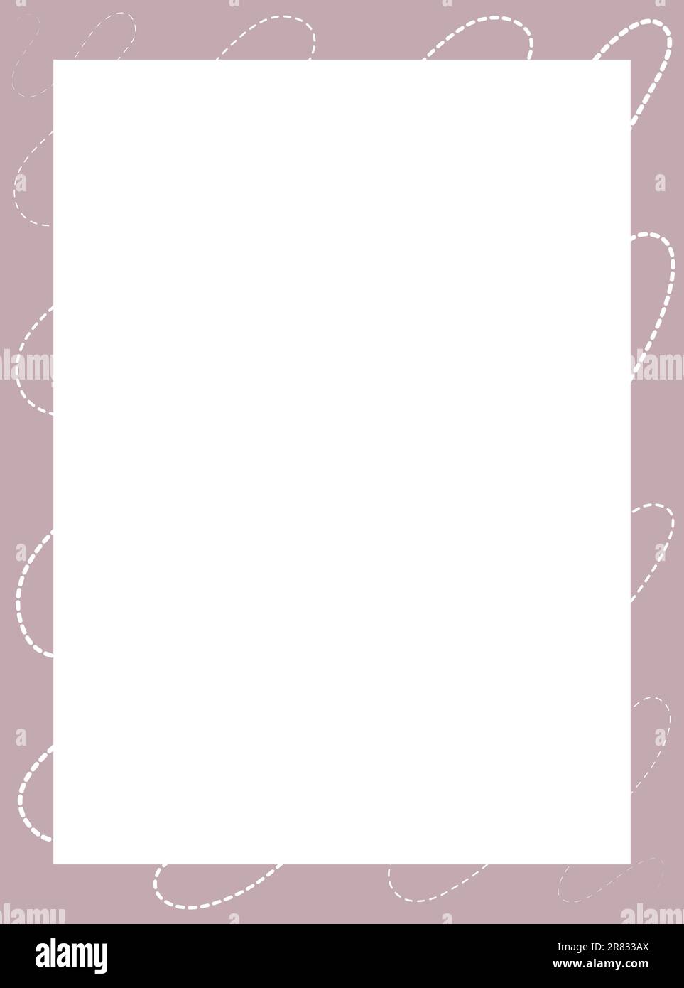 Vector rectangular frame on a white background Stock Vector Image & Art ...