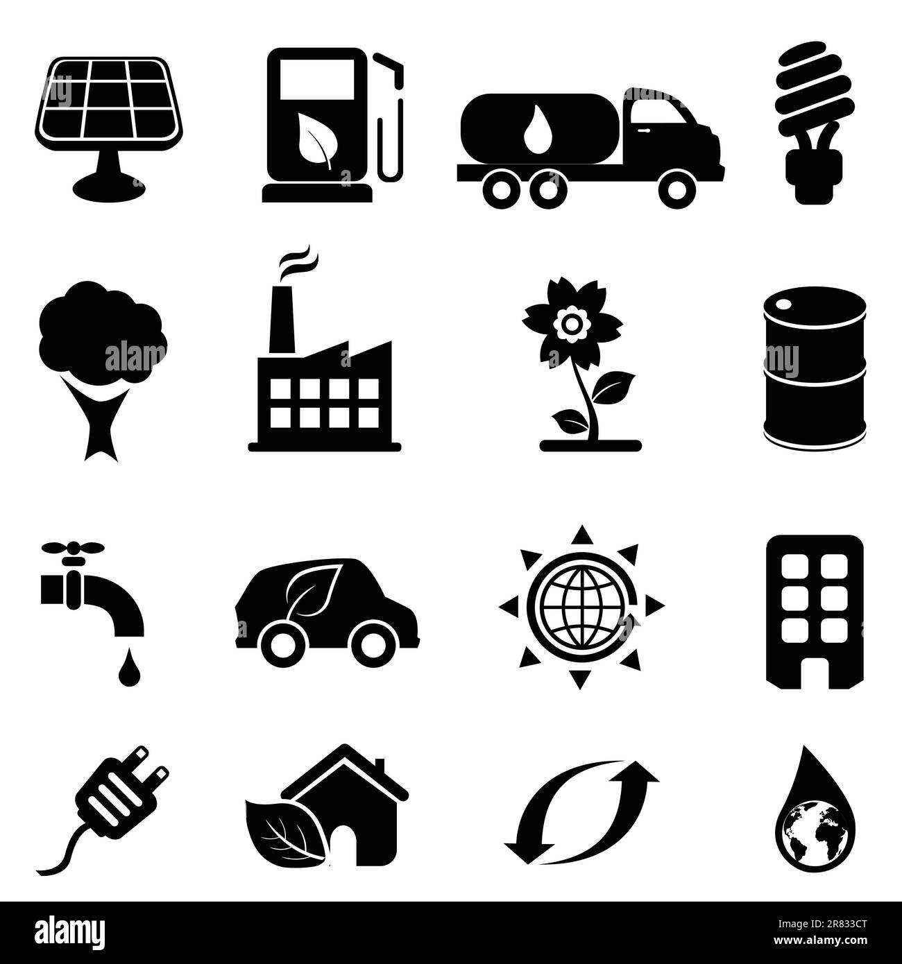 Eco and environment icon set Stock Vector Image & Art - Alamy